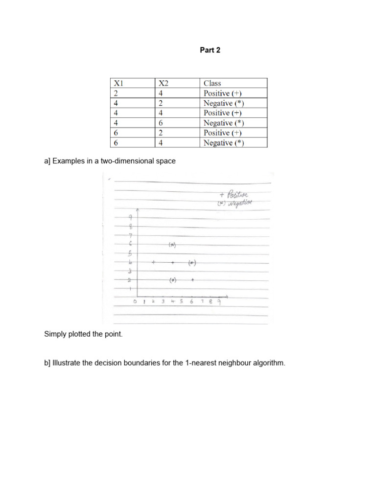 1-Nearest Neighbour Classification Explained | PDF