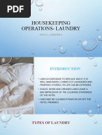 Linen Room Operation | PDF | Linens | Housekeeping