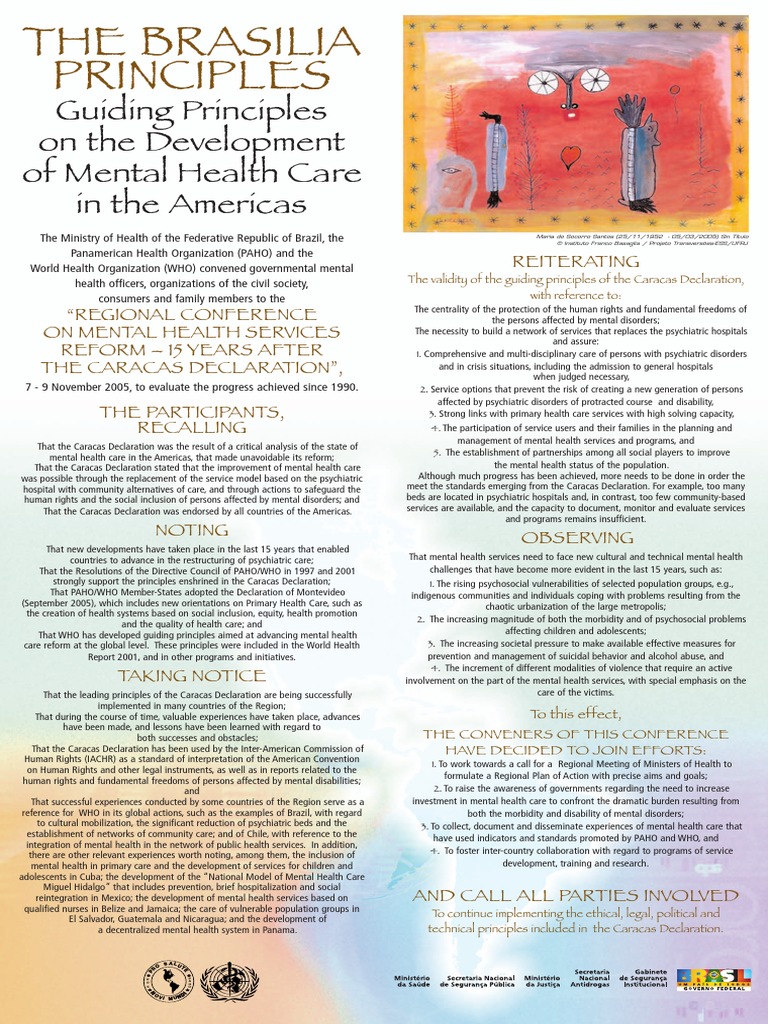 Declaration Brazil | PDF | Pan American Health Organization | Health Care