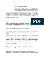 Aplicaciones e Importancia de Métodos Numéricos | PDF | Análisis numérico | Simulación
