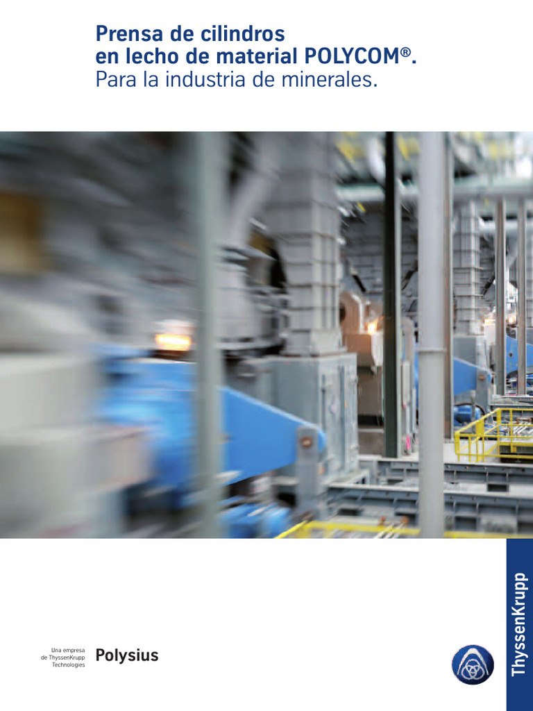 Catalogo Polysius HPGR | Descargar gratis PDF | Cobre | Hierro