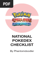Pokémon GO Printable Checklist Pokédex - With Gen 3 | PDF | Pokémon ...