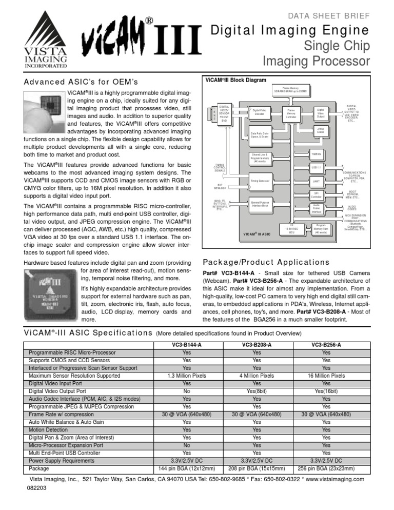 Digital Image Engine | PDF | Digital Video | Video