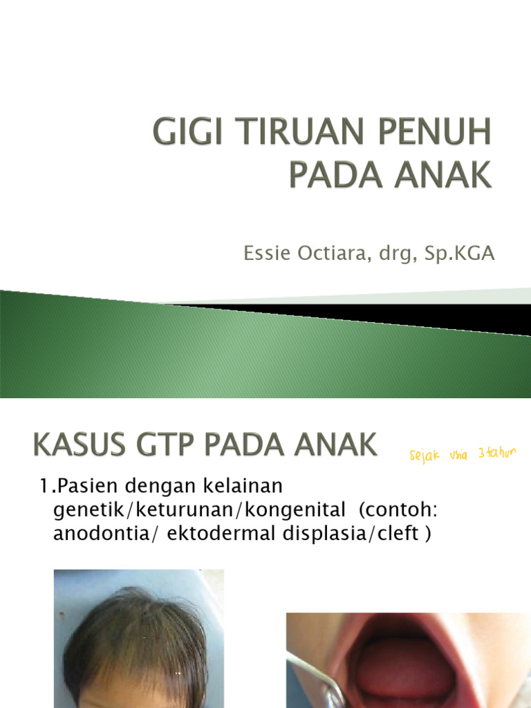 GA 3.1 Perawatan GTL Pada Pasien Anak | PDF