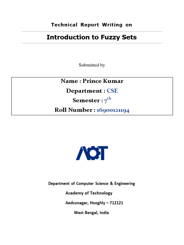16900121194_PEC-CS702B | PDF | Fuzzy Logic | Applied Mathematics