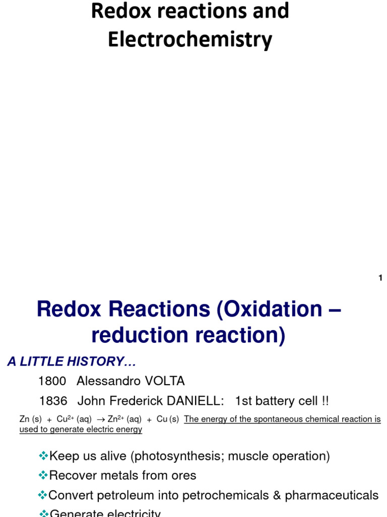 Oxidation N Electrochemistry | PDF | Redox | Electrochemistry