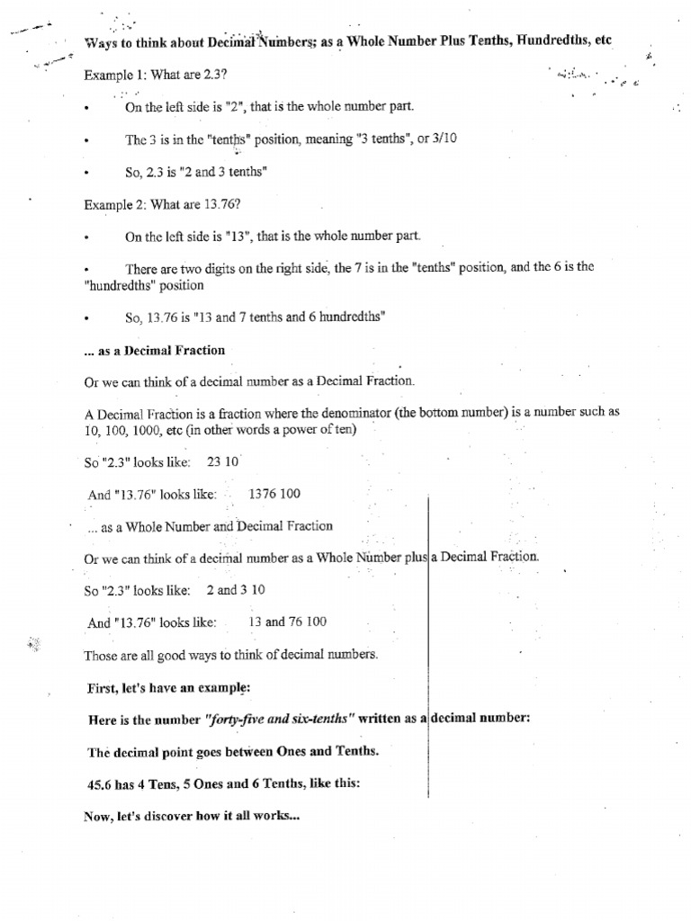 Number Theory Handout | PDF