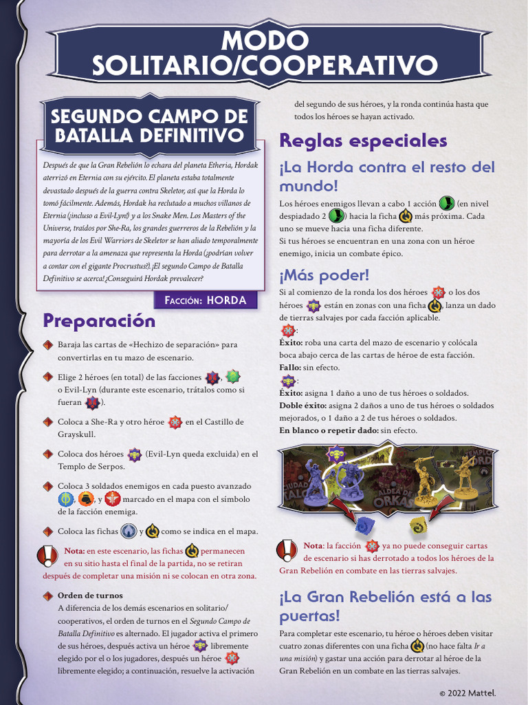 Solo Scenario Horde V 3.0 SP - Preview | PDF