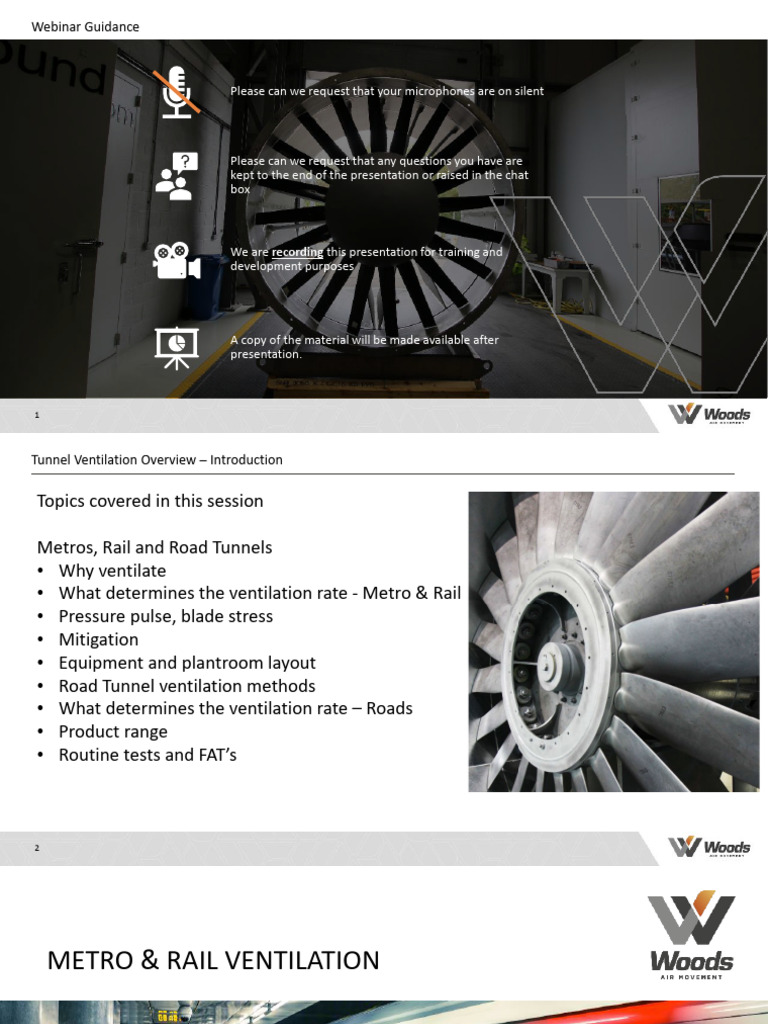 Introduction To Tunnel and Metro Ventilation (2022) | Download Free PDF ...
