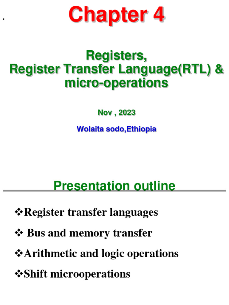 ch-4 - COA 2016a | PDF | Computer Data Storage | Central Processing Unit