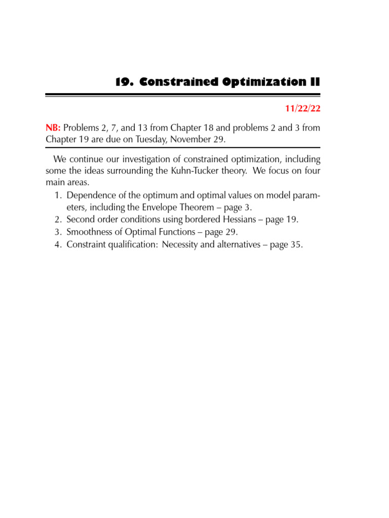 Math Constrained Optimization Ii Download Free Pdf Mathematical Optimization Analysis