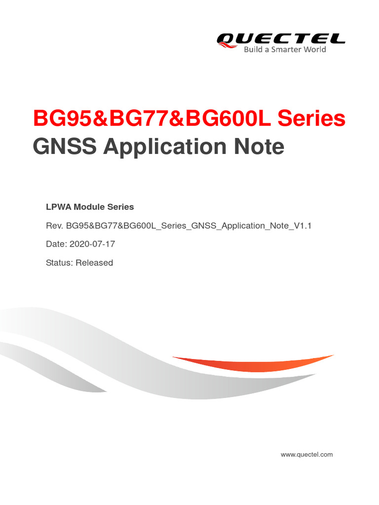 BG95&BG77&BG600L Series GNSS Application Note | PDF | Parameter (Computer Programming) | Command ...