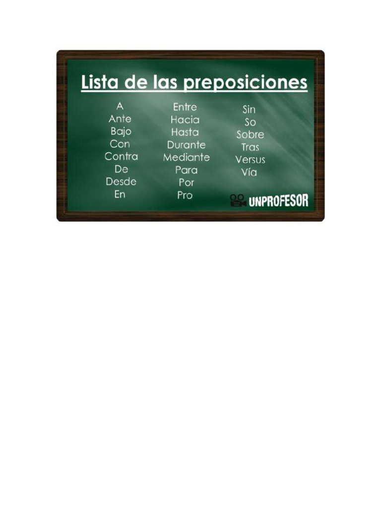 Preposiciones | PDF
