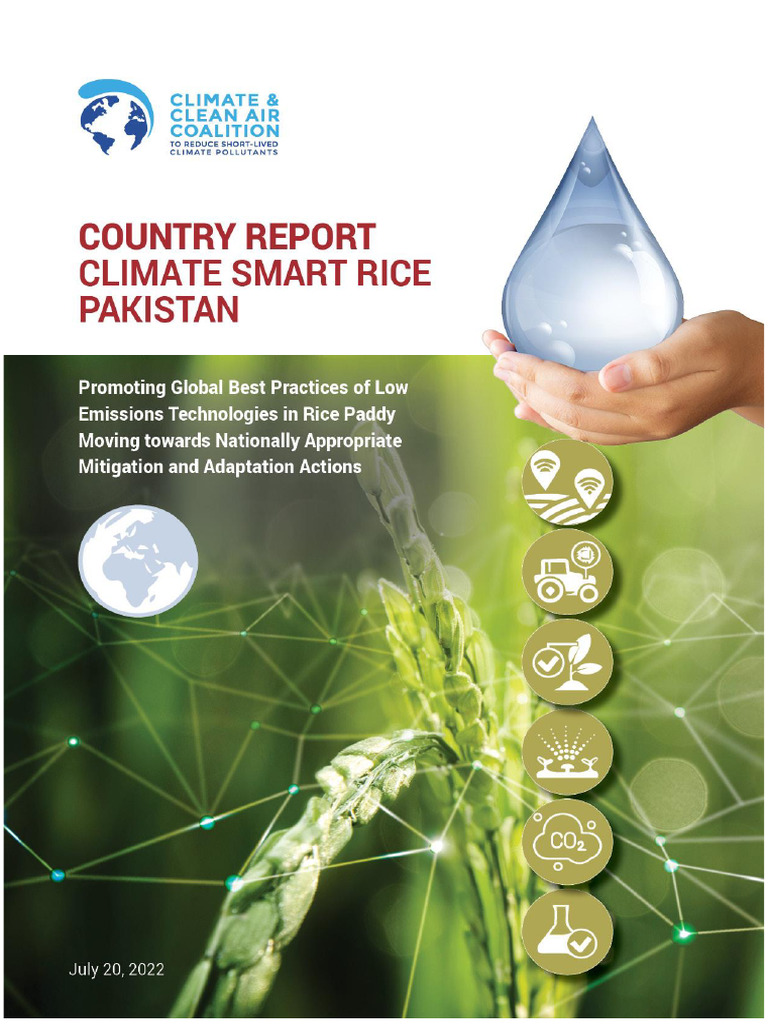 2022_Pakistan Country Report Climate Smart Rice_CCAC | PDF | Agriculture | Climate Change Mitigation