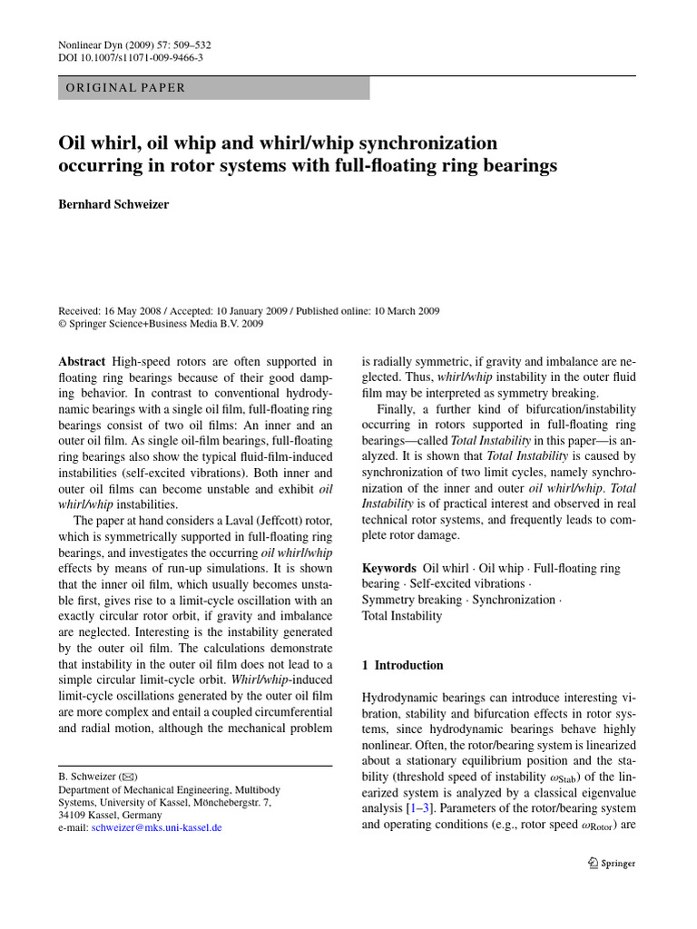 2009-Schweizer-Oil Whirl, Whip Occ in Rot Systs With Full Floating Ring ...