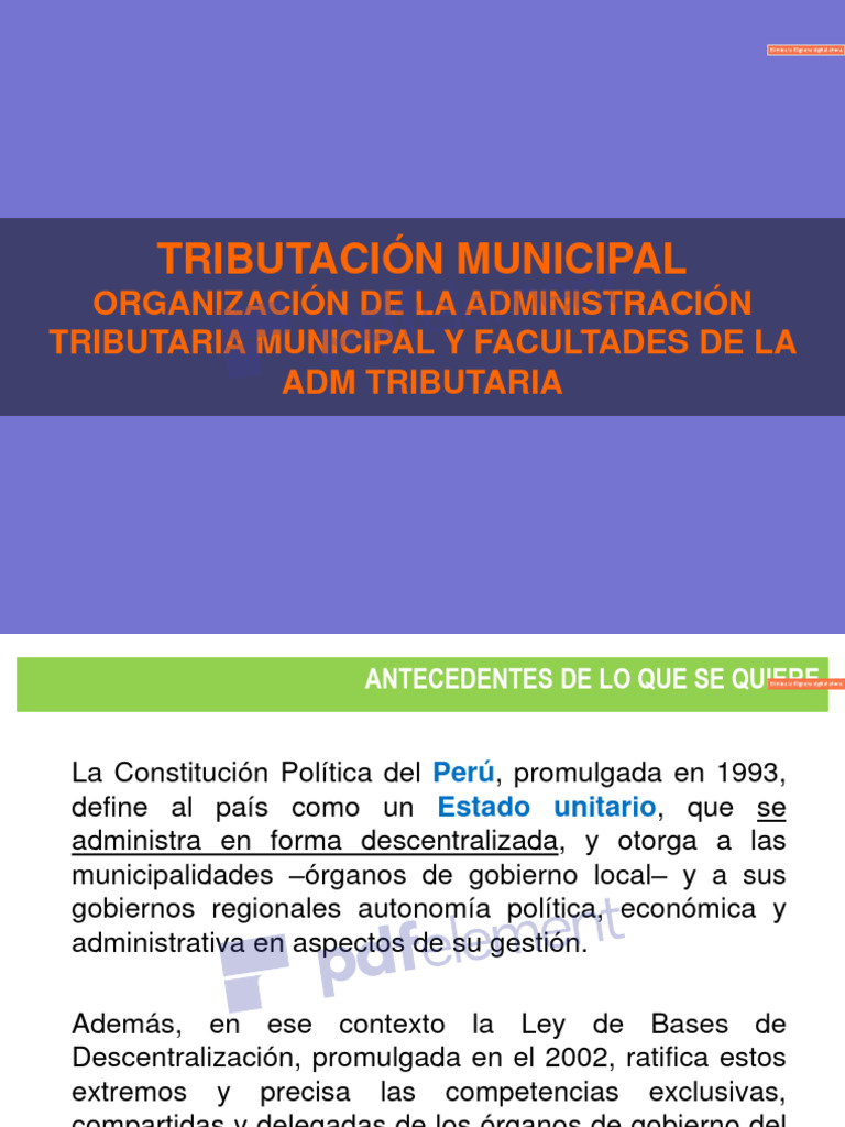 Módulo Ii Organización de La Administración Tributaria | PDF | Impuestos | Gobierno