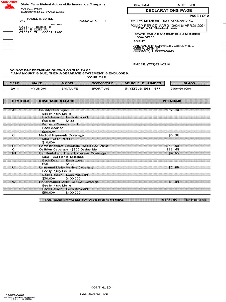 Document PDF 4bf1 b301 f5 0 | PDF | Insurance | Vehicle Insurance