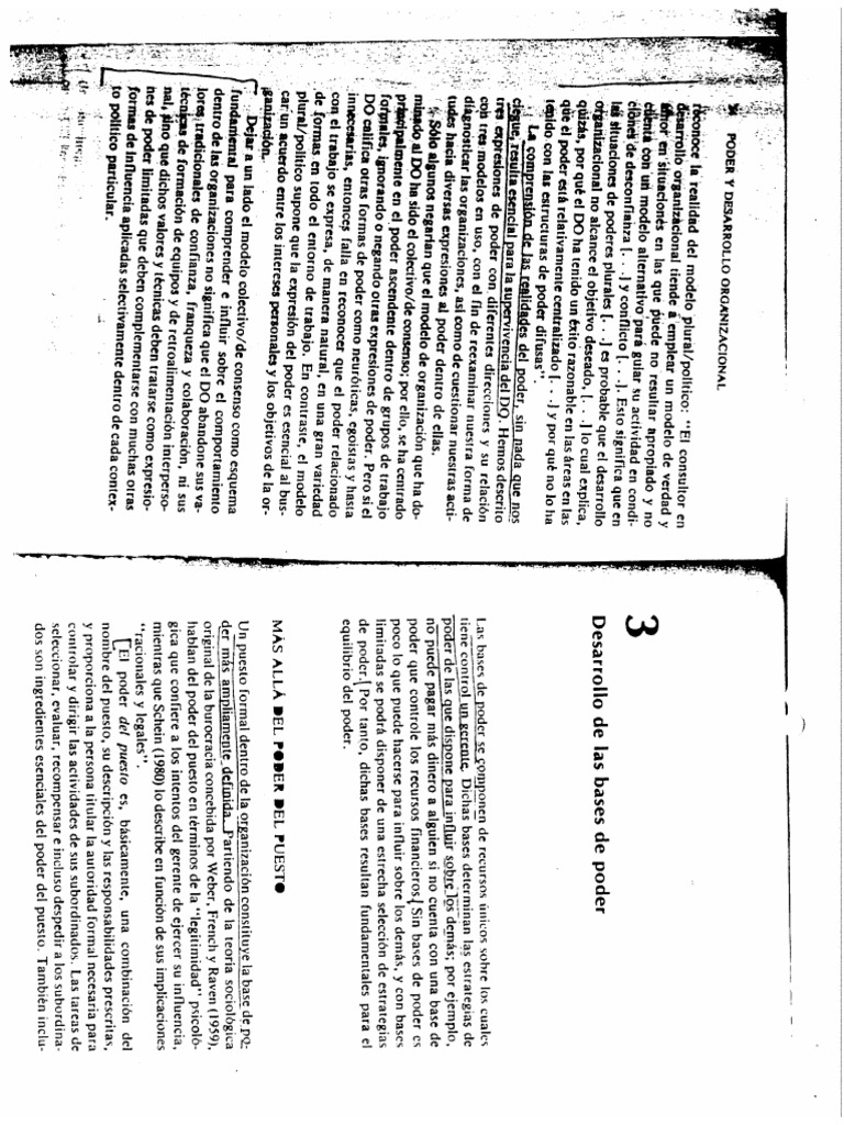 Greiner Larry Schein Poder y Desarrollo Organizacional | PDF