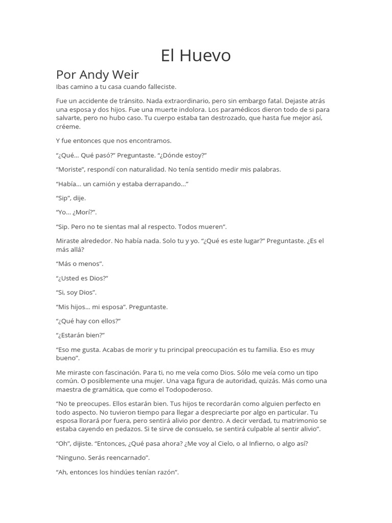 El Huevo | PDF