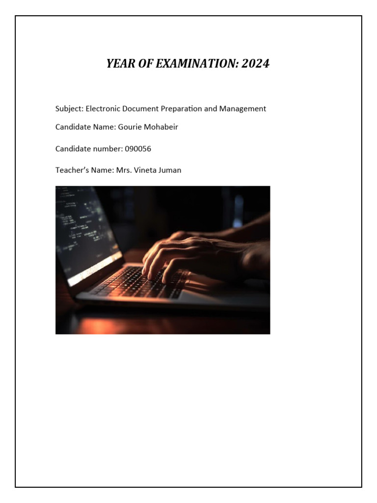 2024 EDPM Assignment 1 | PDF | Mail | Computing