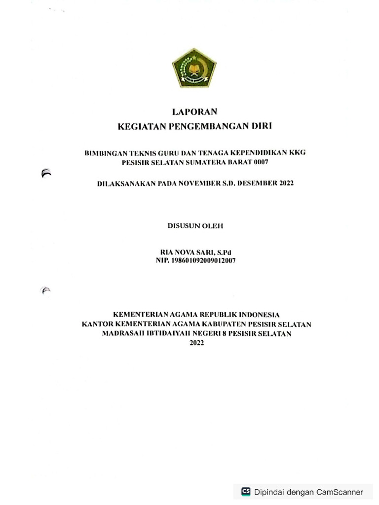 PD 2022 Bimtek Guru Dan Tenaga Kependidikan KKG | PDF