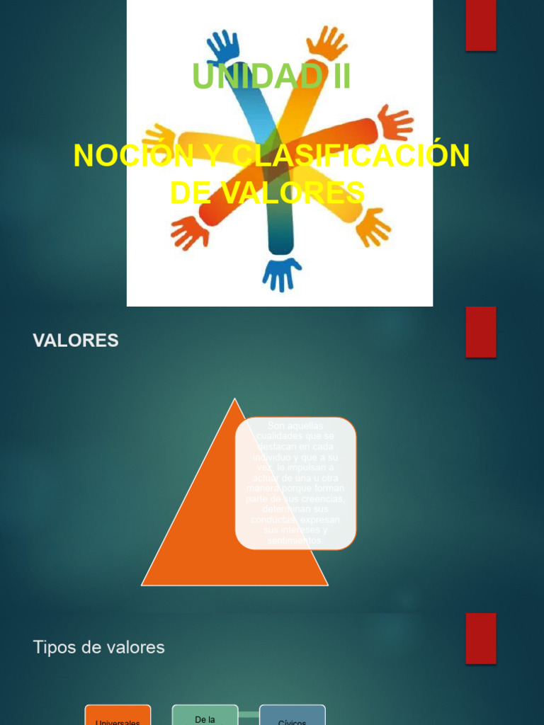 Nocion y Tipos de Valores | PDF | Moralidad | Democracia