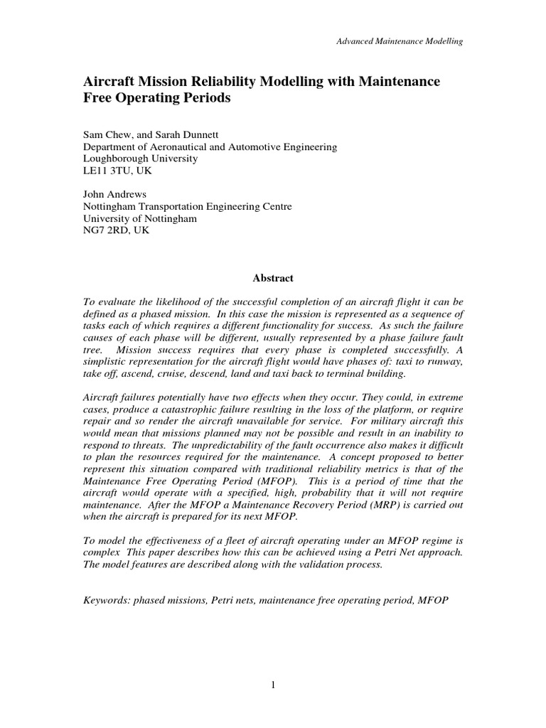 Andrews | PDF | Simulation | Reliability Engineering