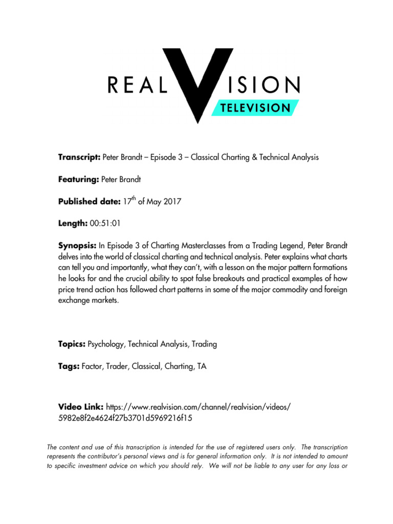 Classical Charting & Technical Analysis | PDF | Technical Analysis ...