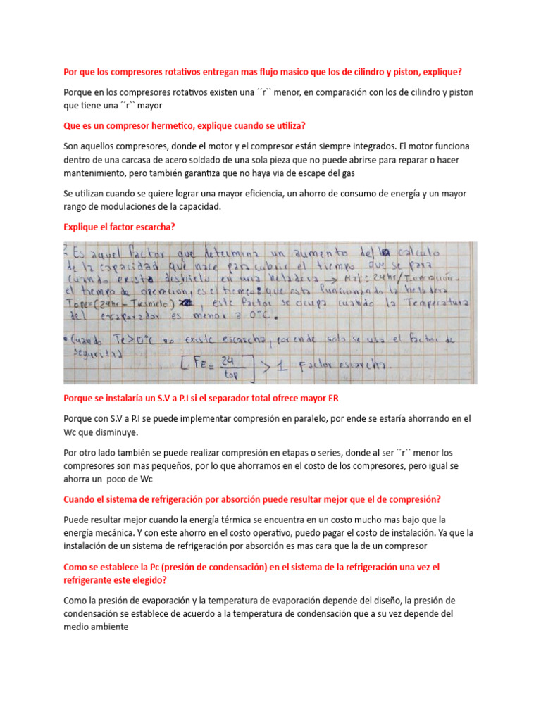 Por Que Los Compresores Rotativos Entregan Mas Flujo Masico Que Los de ...