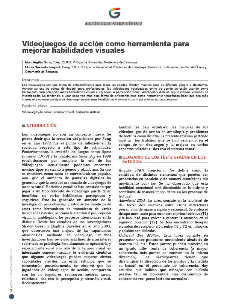 Imprimir - Videojuegos - de - Accin - Como - Herramienta - para - Mejorar - Habilidades ...