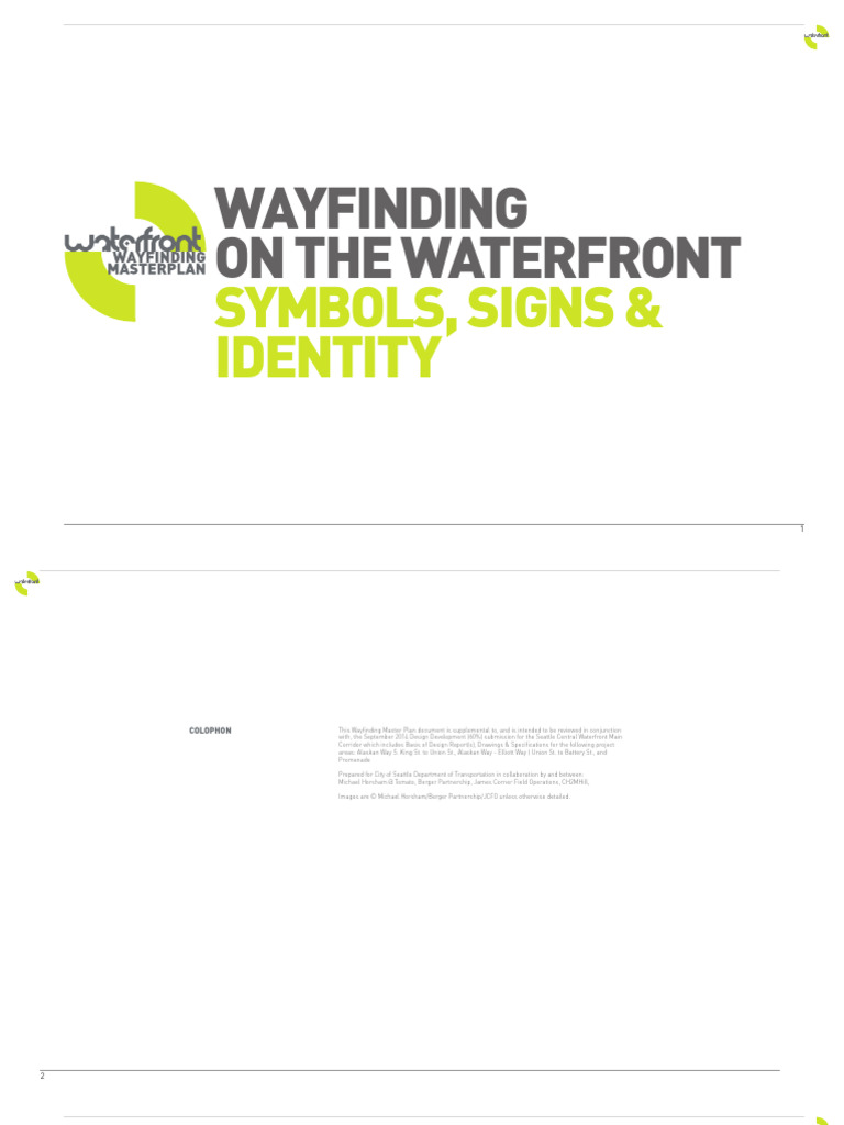 Waterfront Program Wayfinding Master Plan | PDF | Storytelling | Landscape