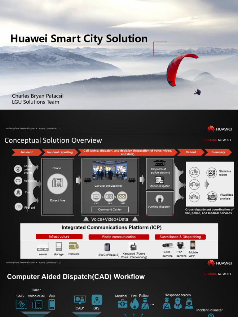 Huawei Smart City Incident Management Solutions | PDF | Traffic ...