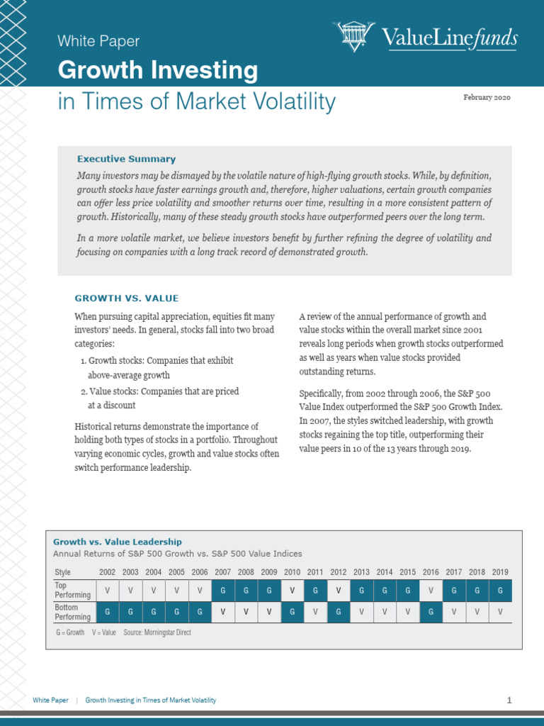 Growth Investing Whitepaper | PDF | Investing | Investment Fund