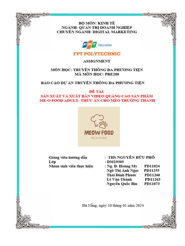 Asm Nhom06 Pre208 | PDF