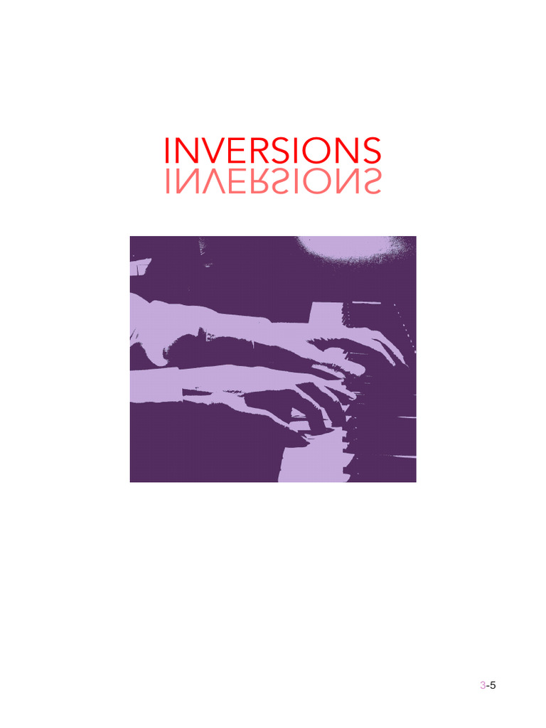 3. Lesson 2 - Inversions made easy | PDF | Hand | Musical Techniques