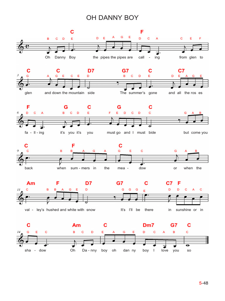Lesson 19 - Oh Danny Boy | PDF