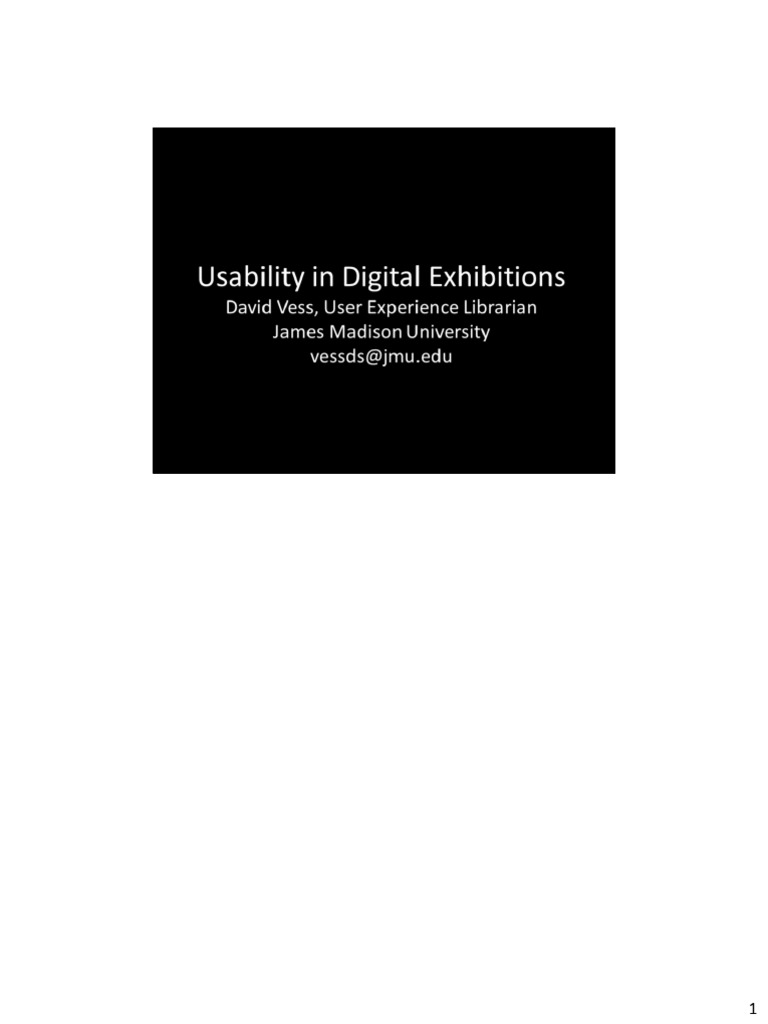2016-MARAC-Vess-Usability-Creating Meaningful and Successful Digital Exhibits | Download Free ...