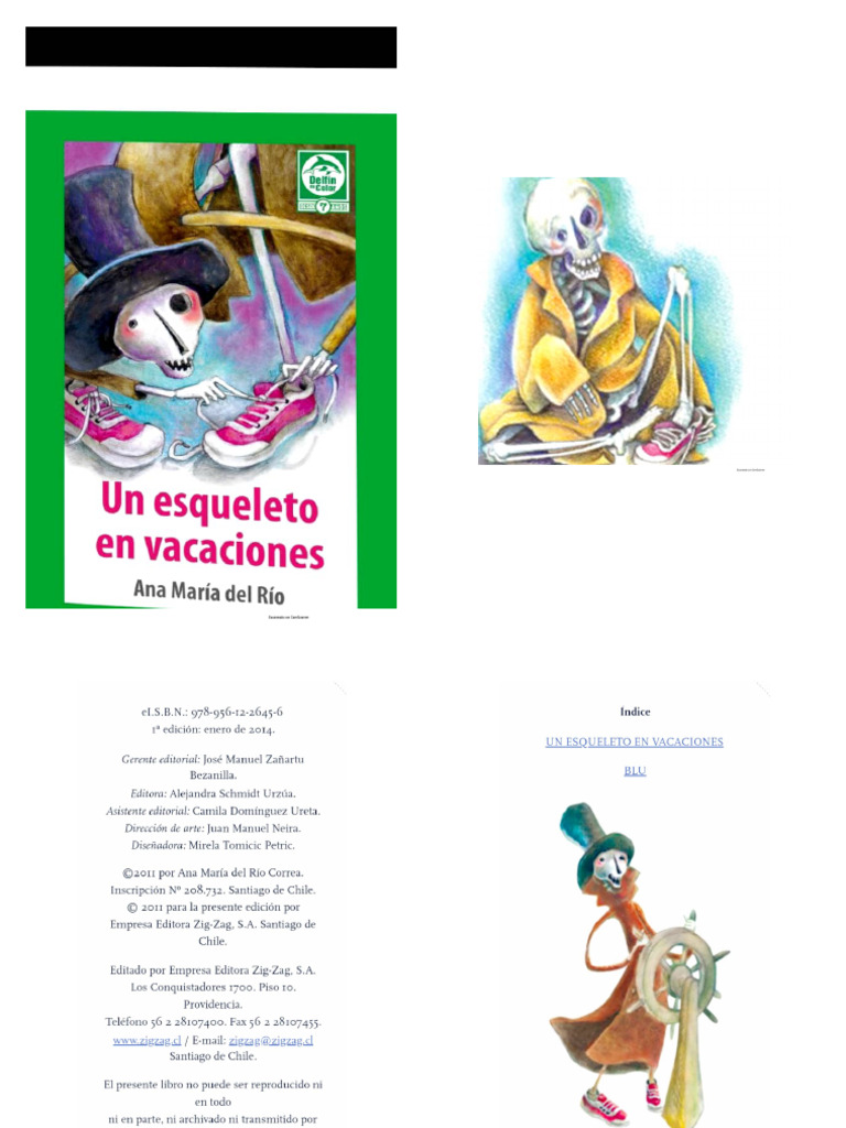 Un Esqueleto en Vacaciones - Ana Maria Del Rio | PDF