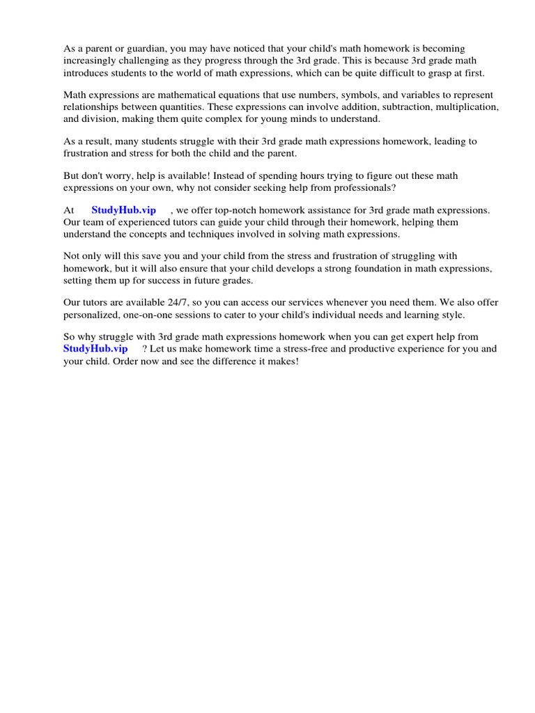 Math Expressions 3rd Grade Homework | PDF | Mathematics | Equations