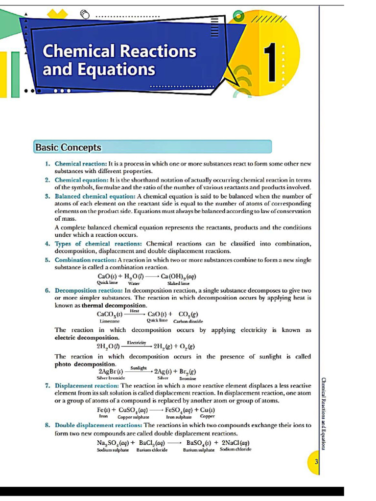 Chemical Reaction | PDF