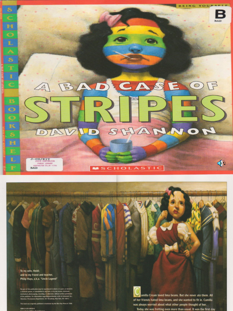 Shannon David A Bad Case of Stripes | PDF