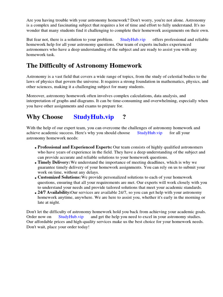 Astronomy Homework Questions | PDF | Astronomy | Orbit