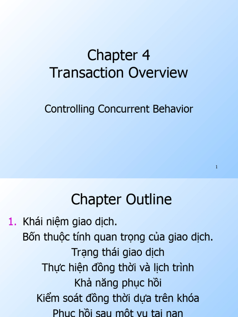 Chapter04 Transactions | PDF