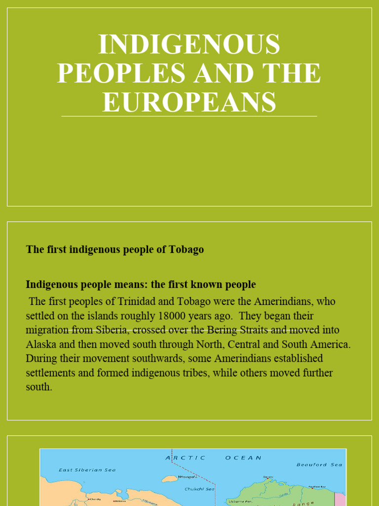Indigenous Peoples of Trinidad and Tobago | PDF | Social Science | History