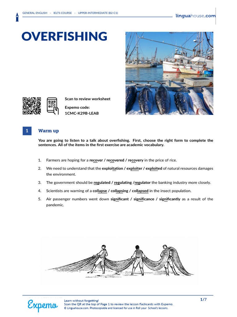 overfishing-british-english-student | PDF | Overfishing | Vocabulary
