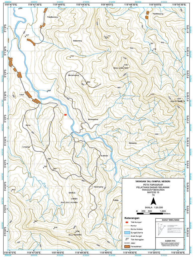 Peta Topo Potrait 25 | PDF