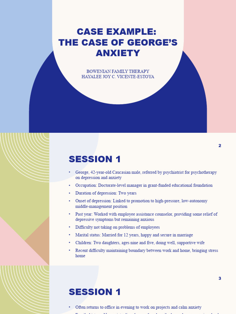 Bowen Family Therapy Case Study: George | PDF | Psychotherapy | Major ...