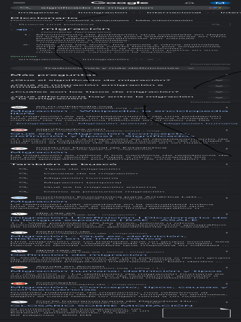 Definición y tipos de migración | PDF | Migración humana | Inmigración