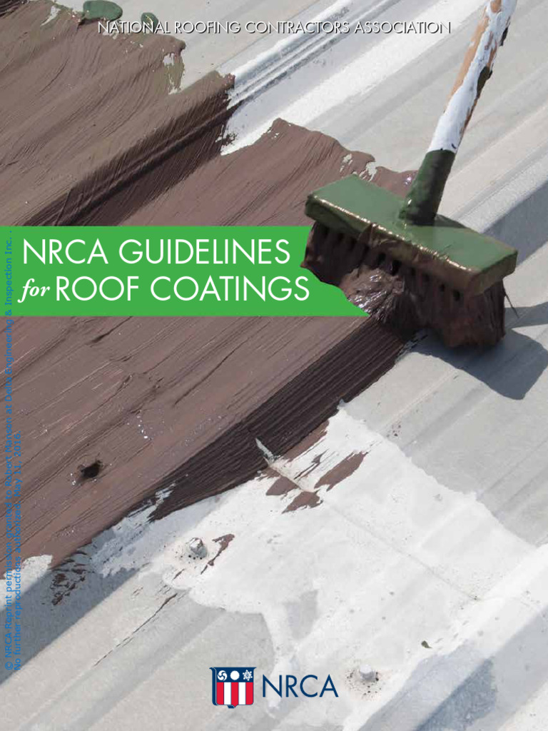 NRCA Guide For Roof Coatings | PDF | Coating | Solid