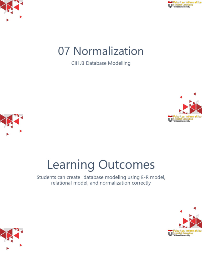 07 Normalization-NDN | PDF | Data Management | Data Management Software